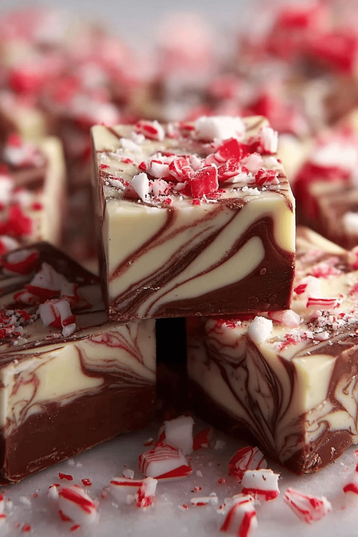 Peppermint Swirl Fudge – Easy Recipe for the Holidays - The Sisters Cooking