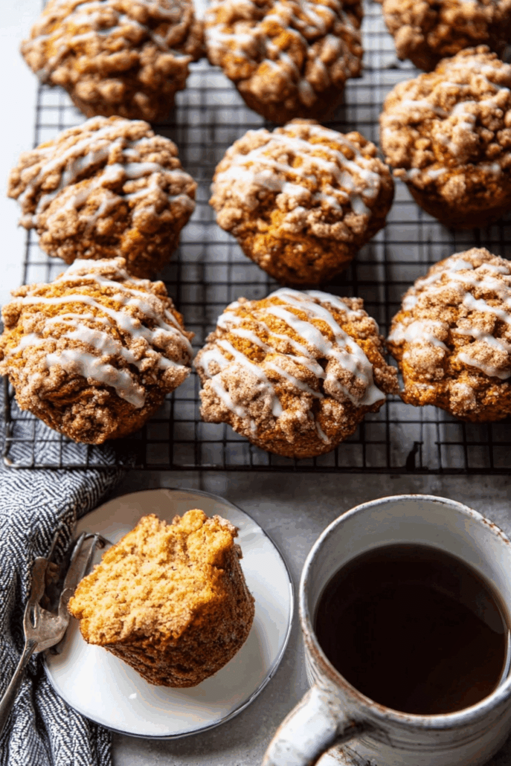 Pumpkin Coffee Cake Muffins – Easy Fall Recipe - The Sisters Cooking