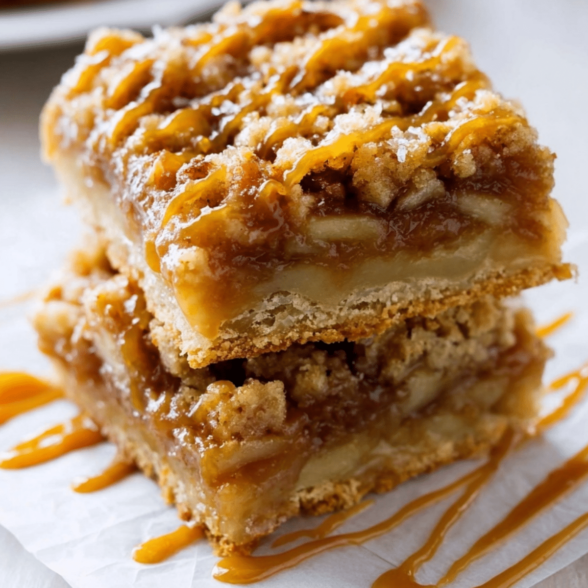 Salted Caramel Apple Pie Bars – Best Recipe - The Sisters Cooking