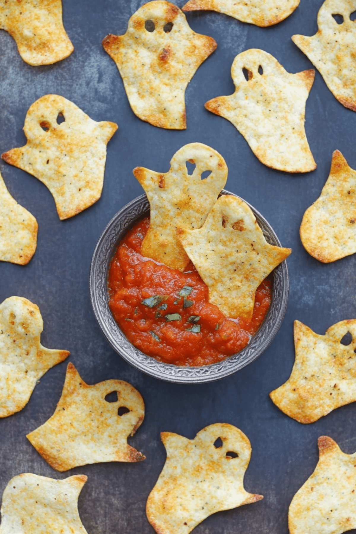 Spooky Baked Halloween Chips – Easy Recipe - The Sisters Cooking