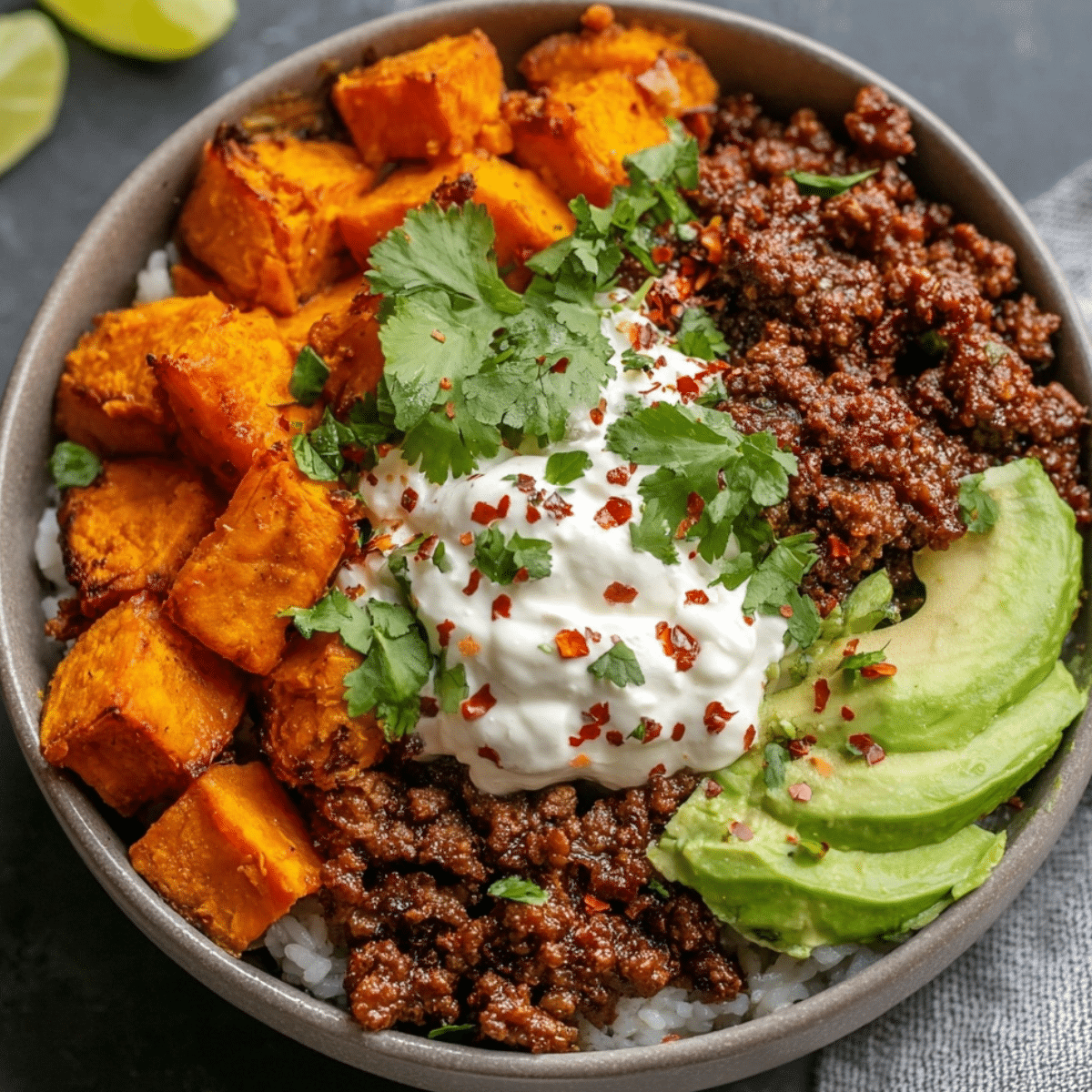 Sweet Potato Taco Bowl: Easy & Healthy Meal - The Sisters Cooking