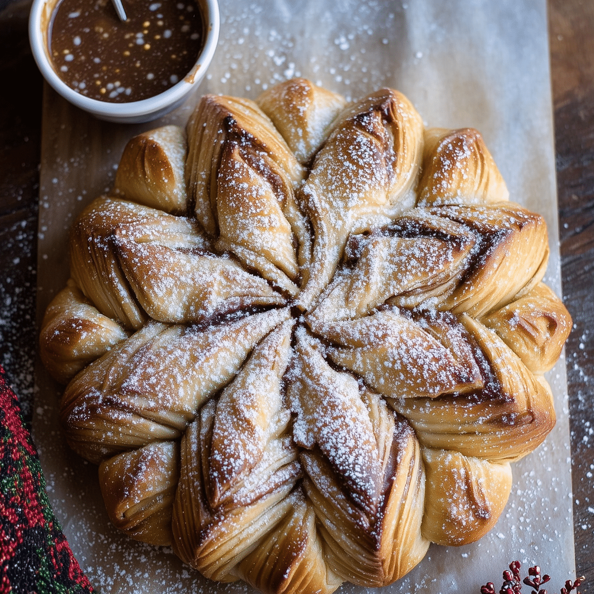 Christmas Morning Star Bread – Best Holiday Recipe - The Sisters Cooking