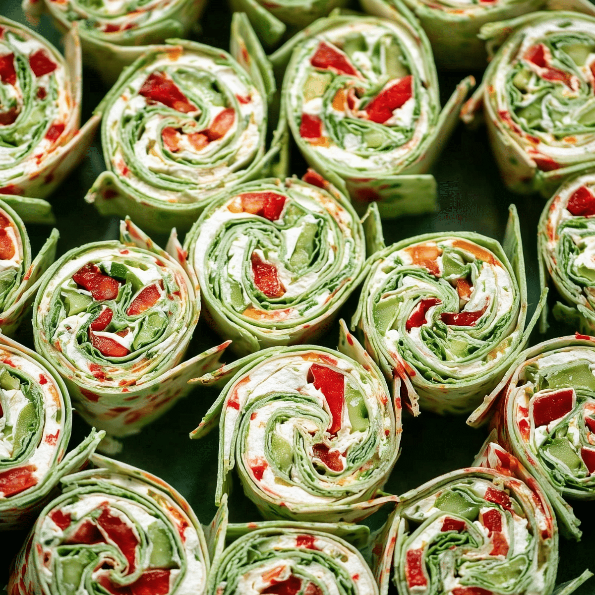 Christmas Pinwheels – Easy Holiday Appetizer - The Sisters Cooking