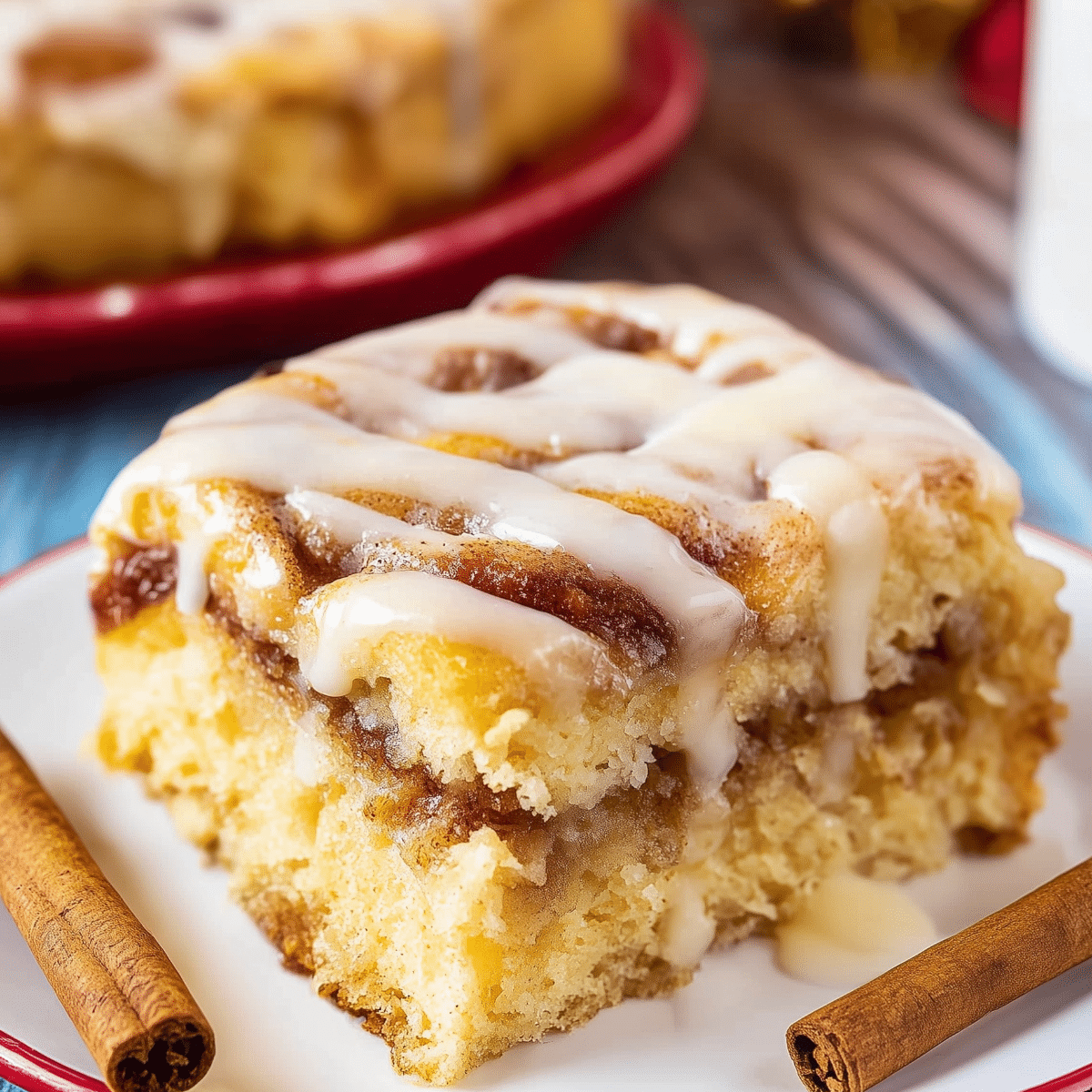 Cinnamon Roll Cake – Easy & Delicious Recipe - The Sisters Cooking