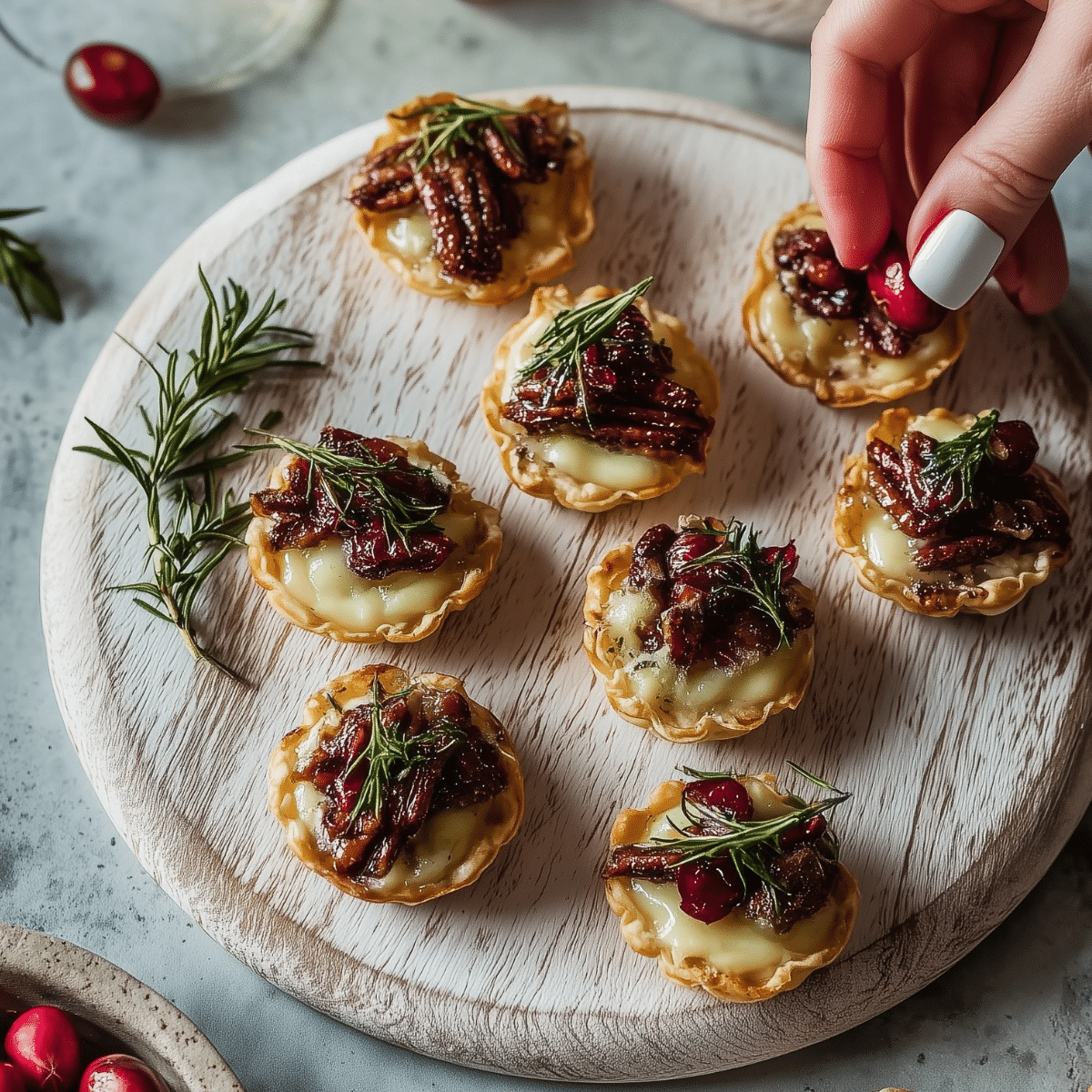 Cranberry Brie Tartlets: Easy Holiday Treat - The Sisters Cooking