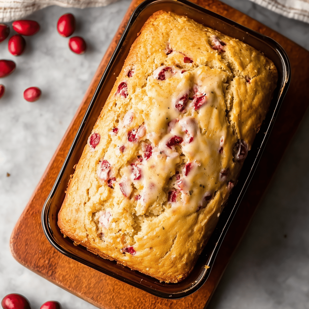 Cranberry Eggnog Bread – Easy Holiday Recipe - The Sisters Cooking
