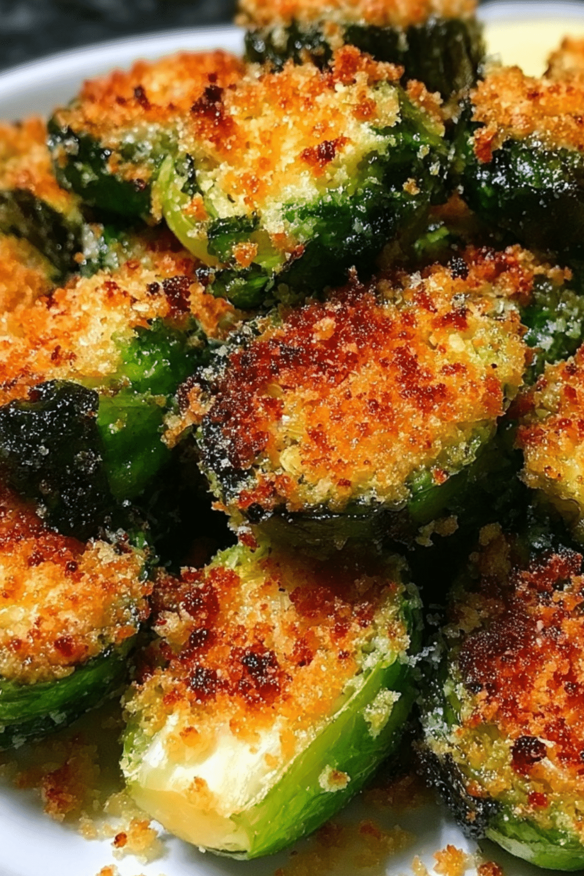 Crispy Parmesan Crusted Roasted Brussels Sprouts – Easy Recipe - The ...