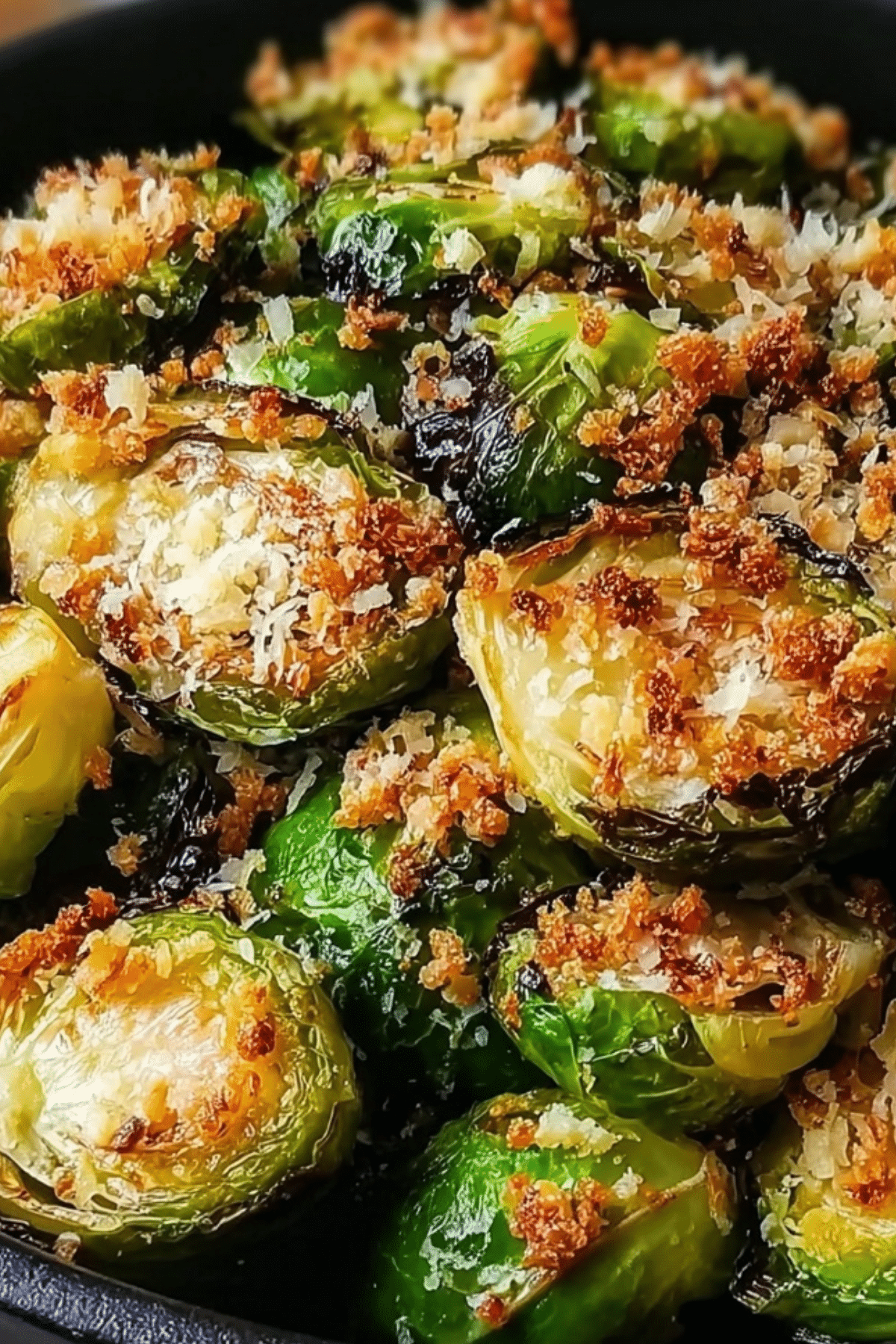 Crusted Roasted Brussels Sprouts – Easy Crispy Recipe - The Sisters Cooking