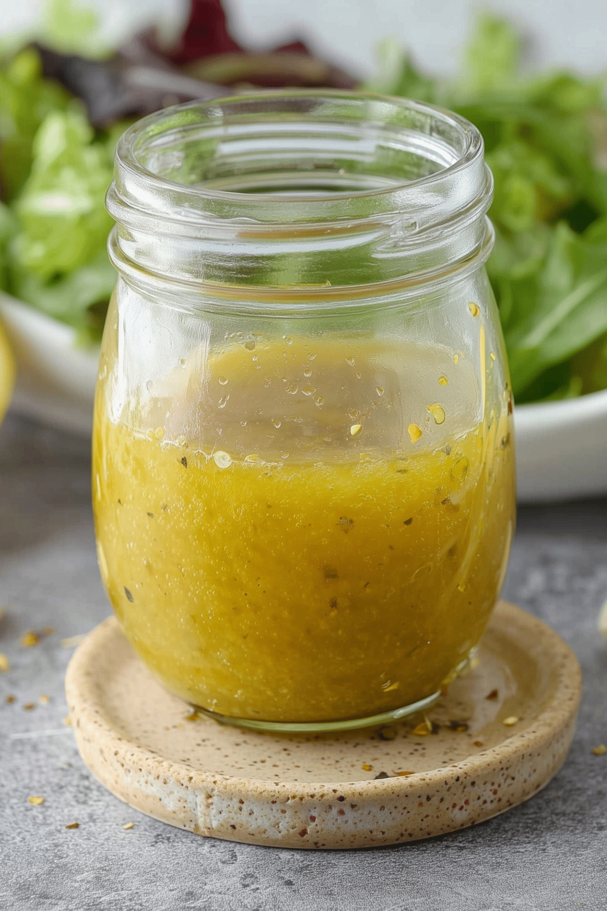 Homemade Lemon Vinaigrette Salad Dressing – Tangy & Healthy - The ...