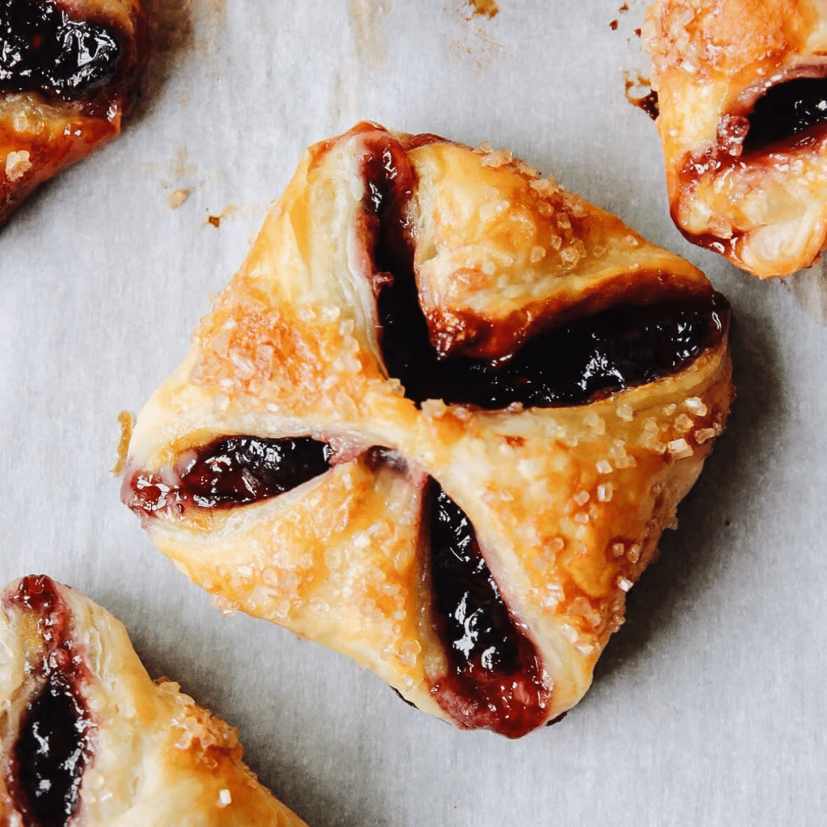 Jam Puff Pastry Tarts: Delicious & Simple Dessert Recipe - The Sisters ...