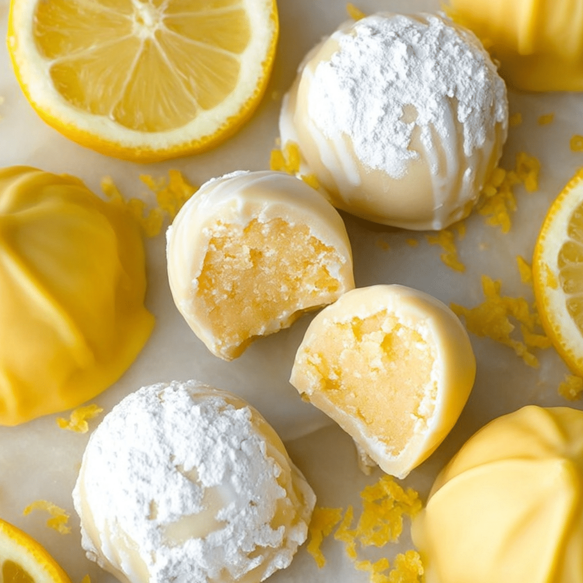Lemon Truffles Recipe – Refreshing and Simple - The Sisters Cooking