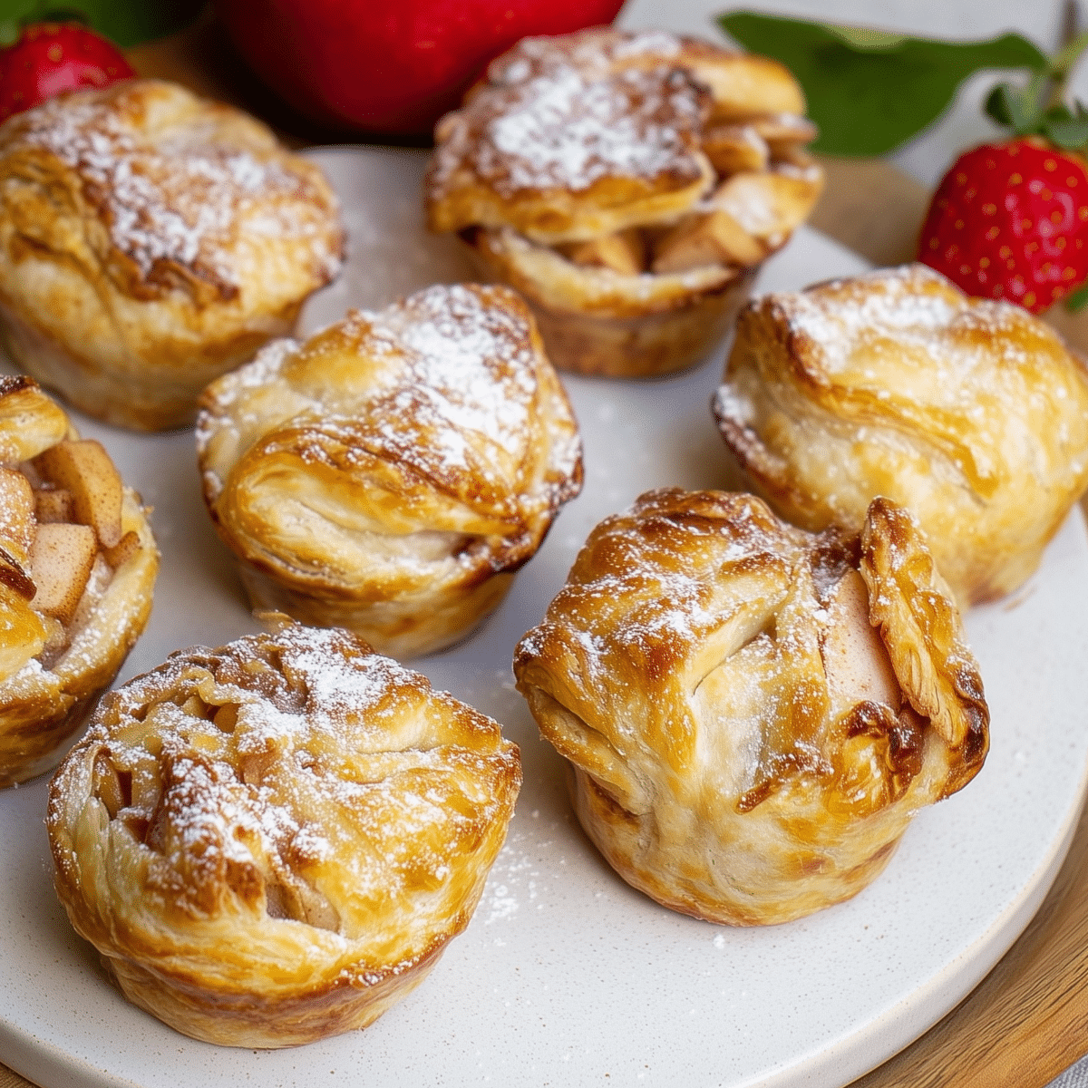 Mini Apple Pies With Puff Pastry: Easy and Flaky - The Sisters Cooking