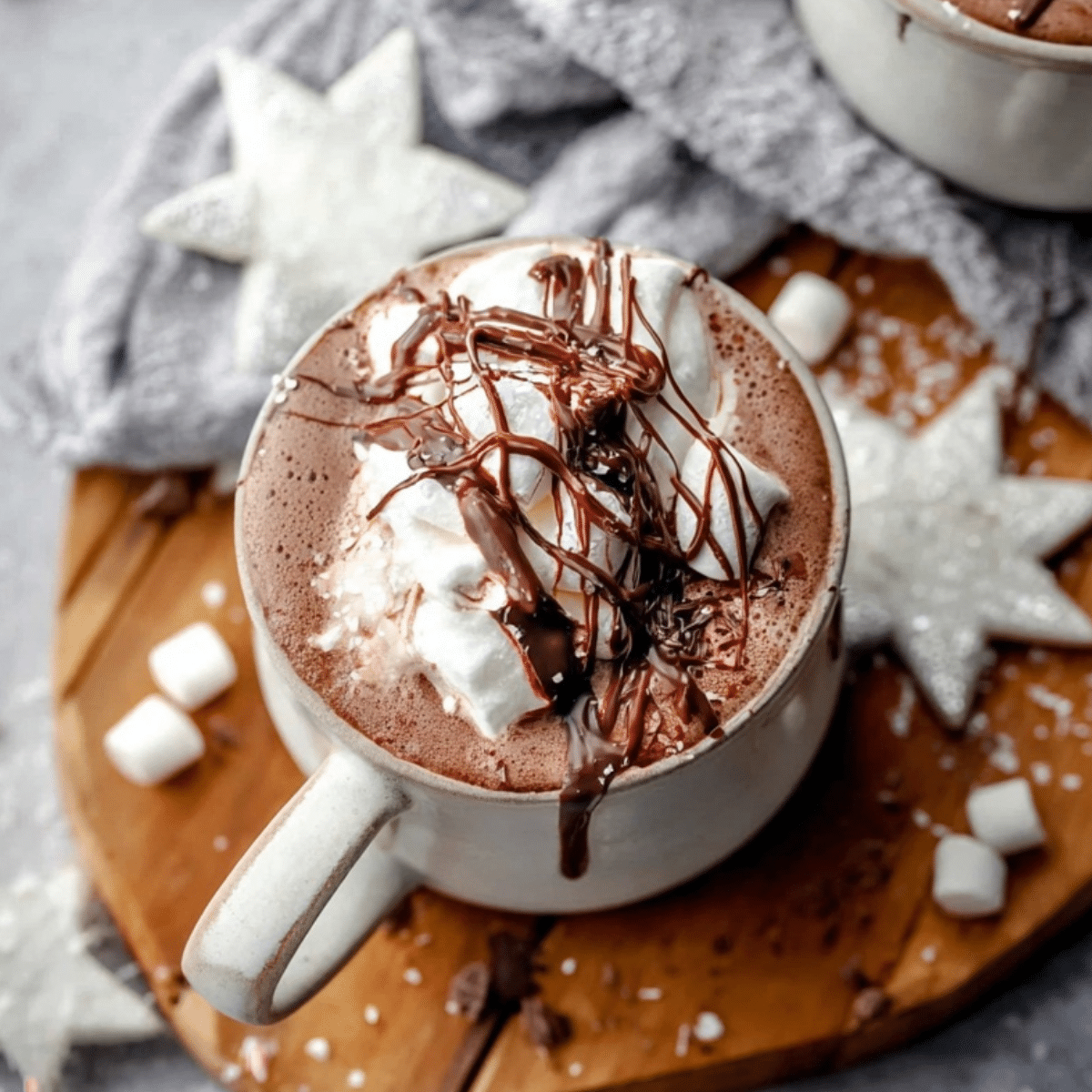 Easy Peppermint Hot Chocolate Recipe - The Sisters Cooking