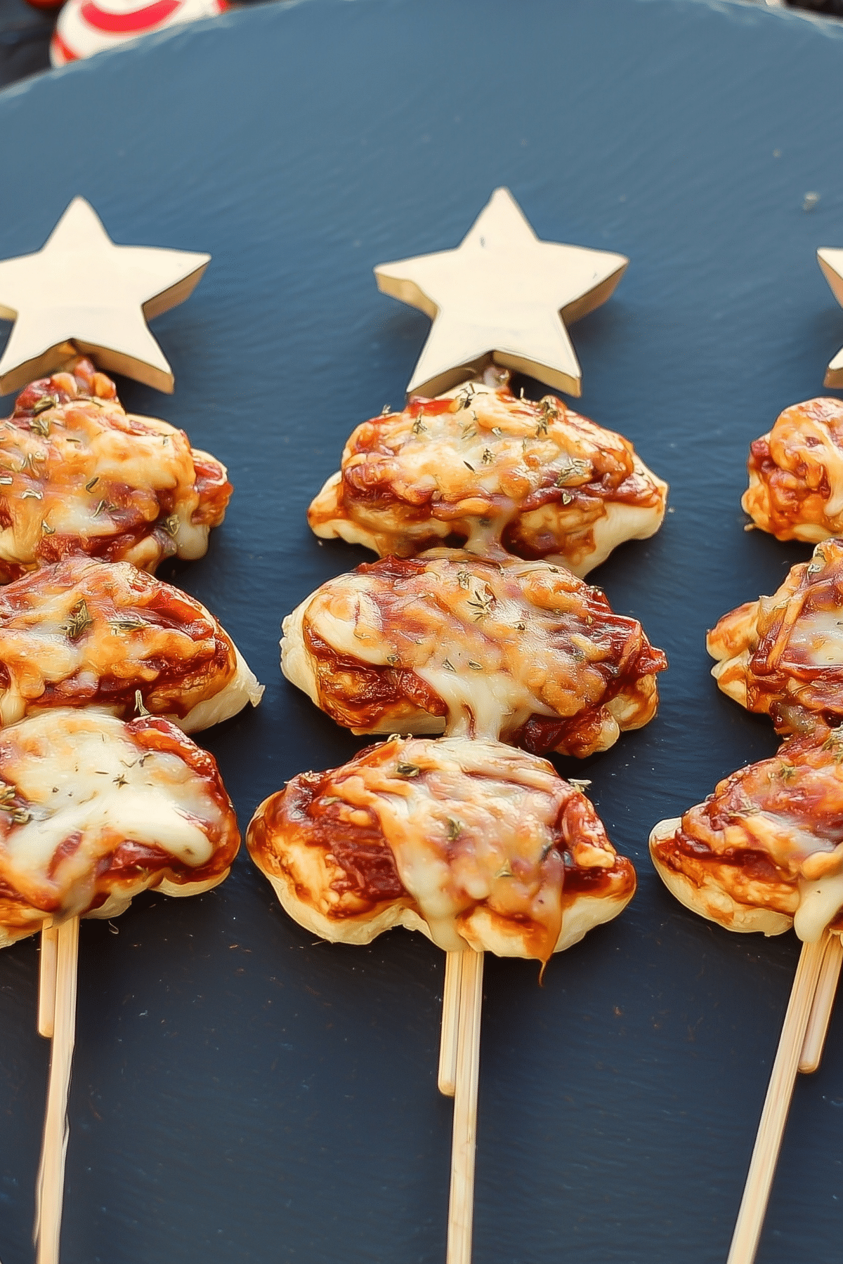 Pizza Tree on a Stick – Easy & Fun Holiday Recipe - The Sisters Cooking