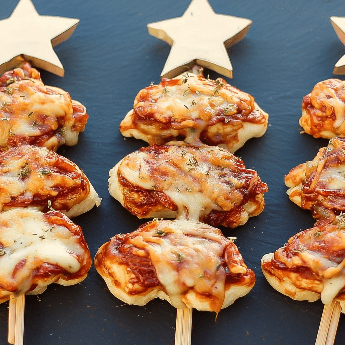 Pizza Tree on a Stick – Easy & Fun Holiday Recipe - The Sisters Cooking