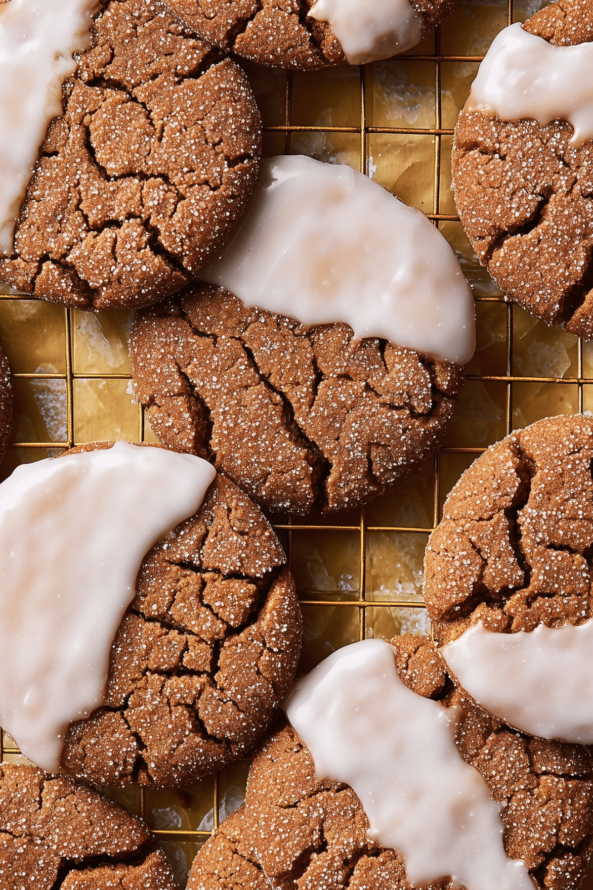 Soft Batch Gingerbread Cookies with Ginger Glaze – Chewy & Delicious ...