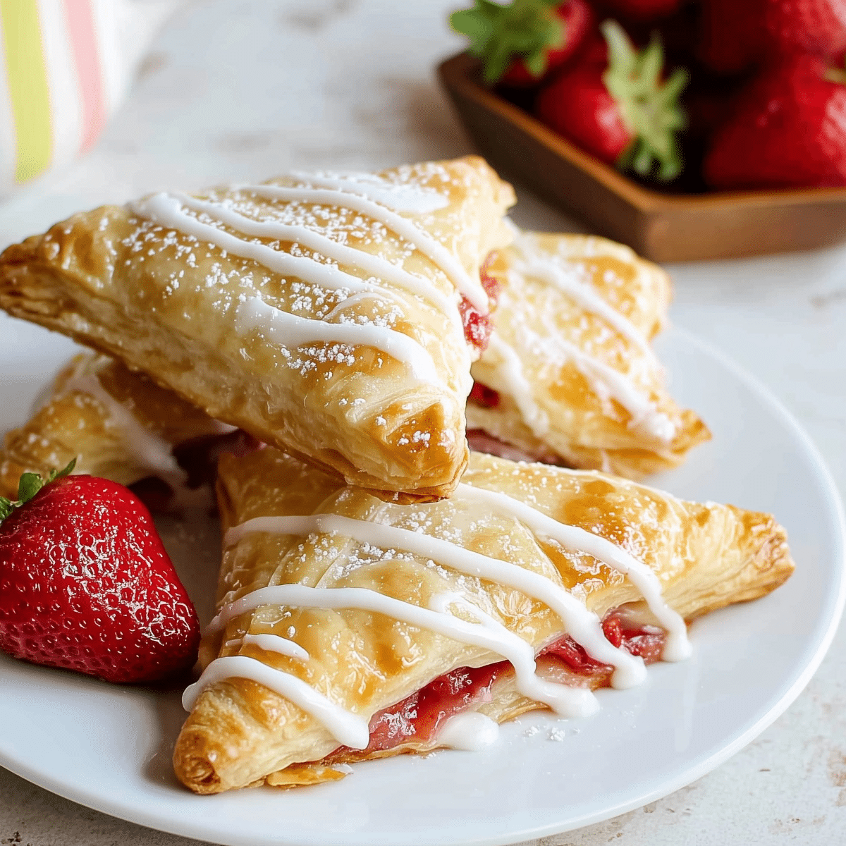 Strawberry Turnovers – Easy & Flaky Recipe - The Sisters Cooking