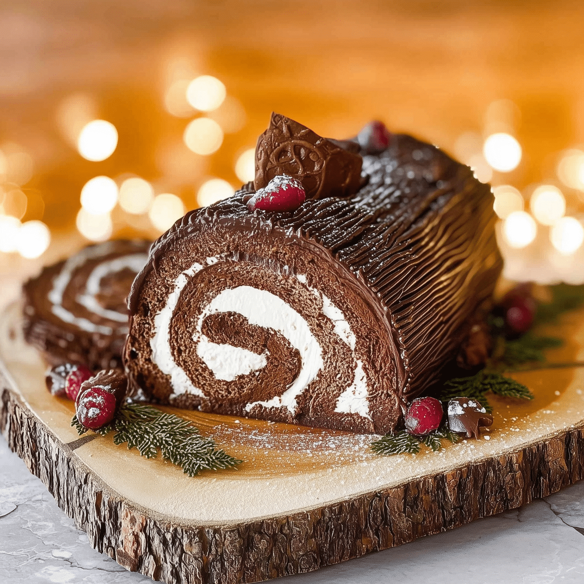 Yule Log Cake – Easy & Festive Holiday Dessert - The Sisters Cooking