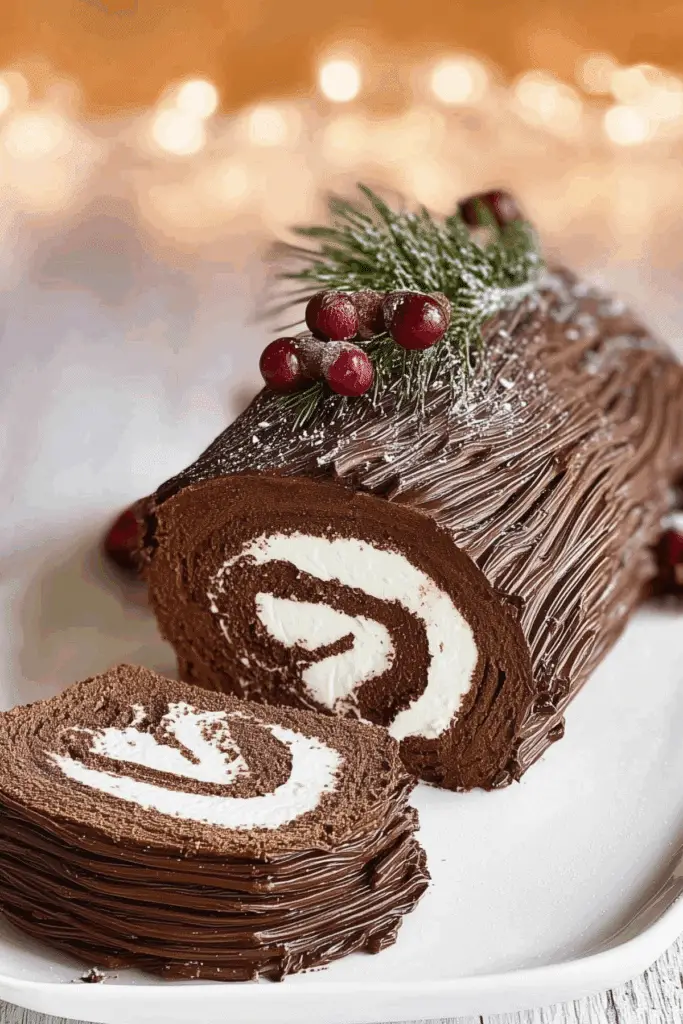 Yule Log Cake – Easy & Festive Holiday Dessert - The Sisters Cooking