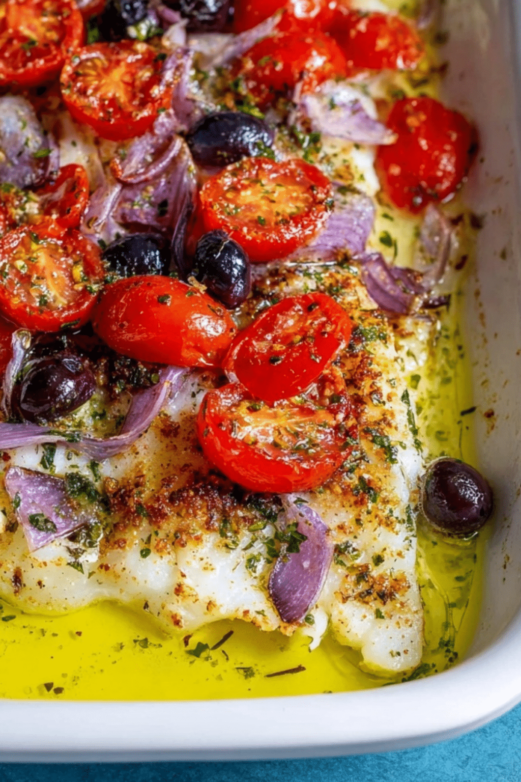 Baked White Fish – Easy & Healthy Mediterranean Recipe - The Sisters ...