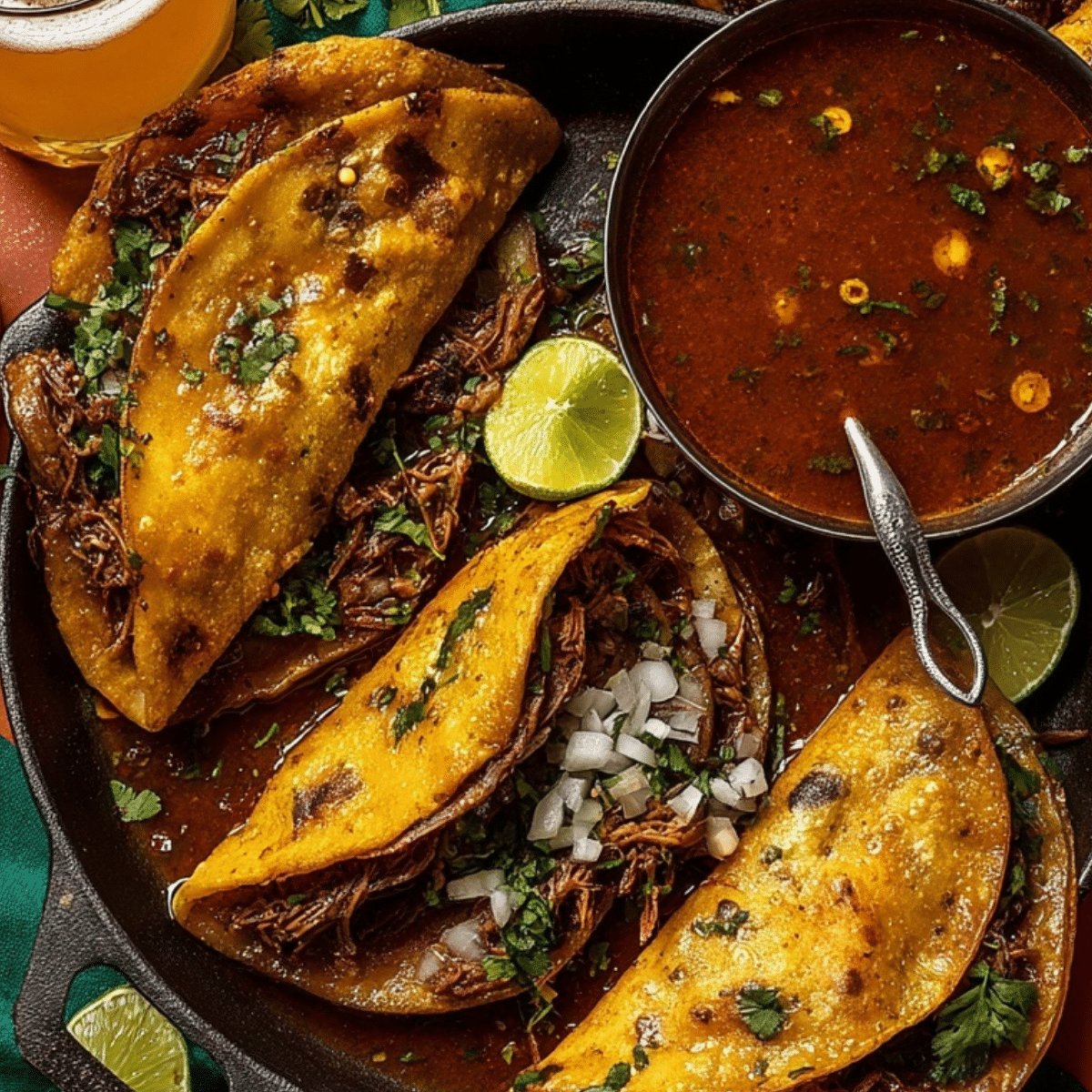 Birria Tacos Recipe Crispy and Flavorful Tacos - The Sisters Cooking