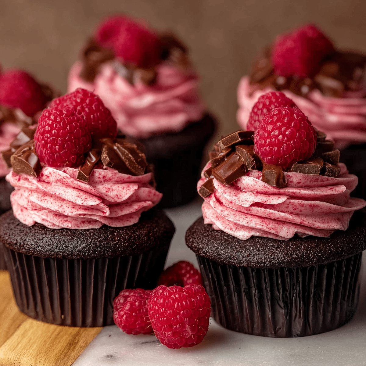 Chocolate Raspberry Cupcakes - A Perfect Treat - The Sisters Cooking