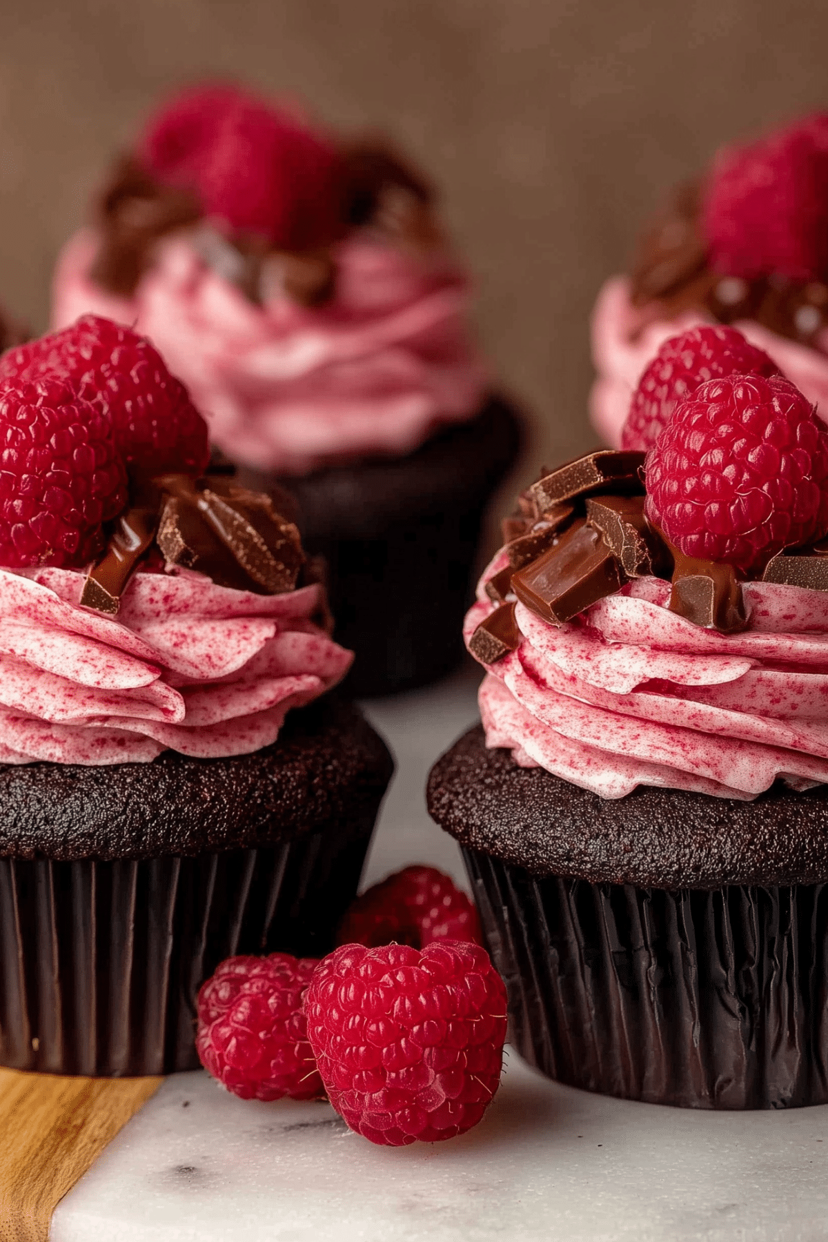 Chocolate Raspberry Cupcakes - A Perfect Treat - The Sisters Cooking