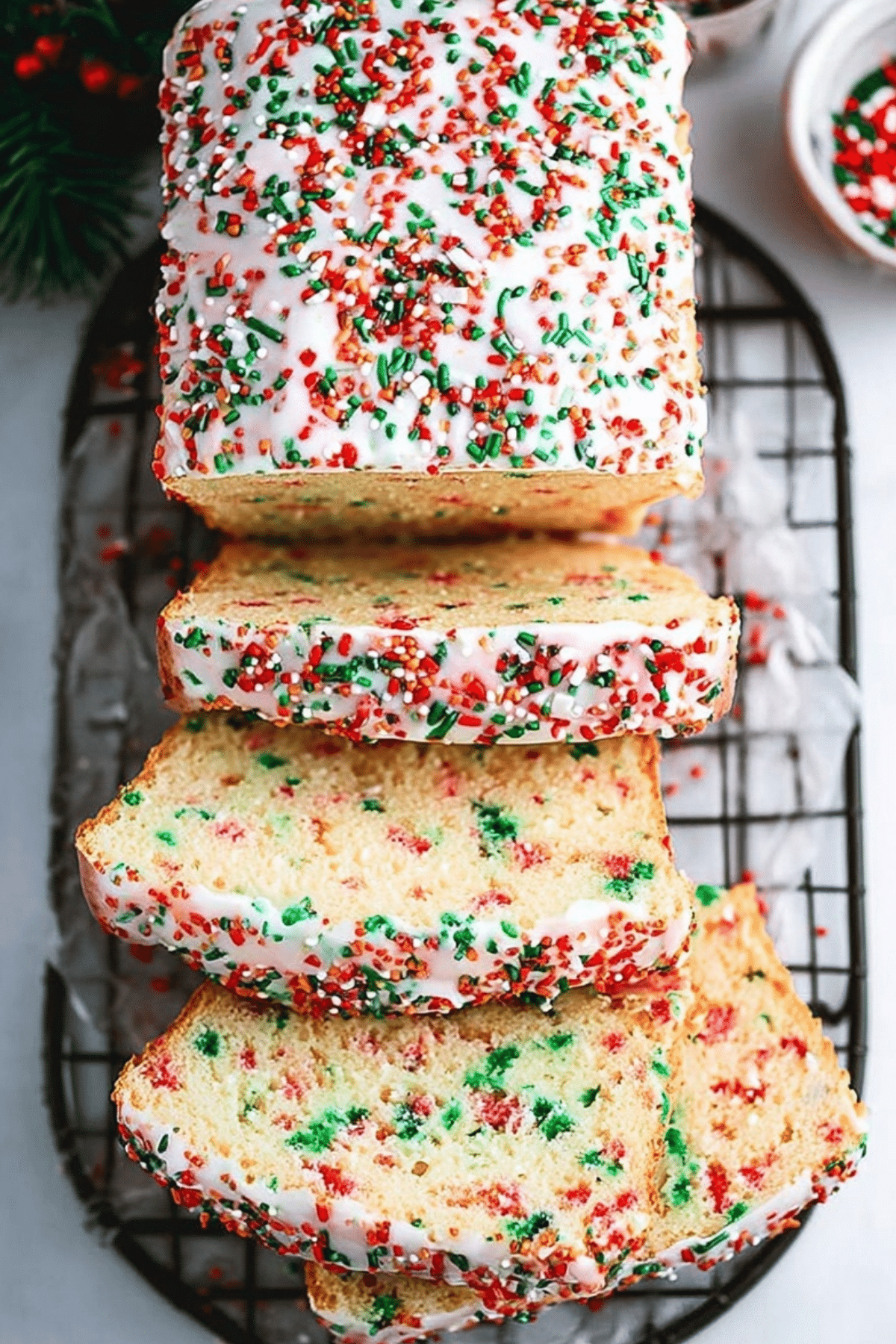 Christmas Sprinkle Buttermilk Bread – Easy Recipe - The Sisters Cooking
