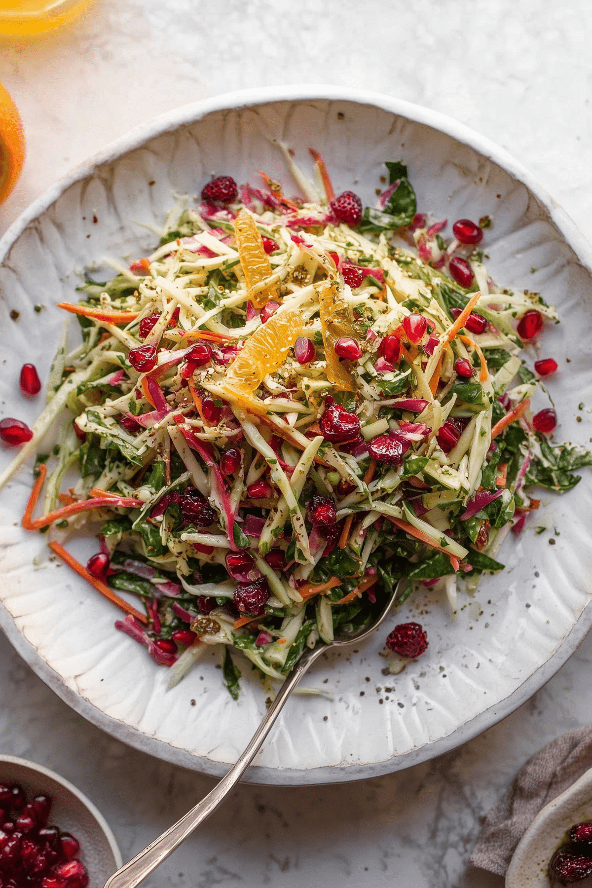Crunchy Winter Slaw – Easy & Refreshing Salad - The Sisters Cooking