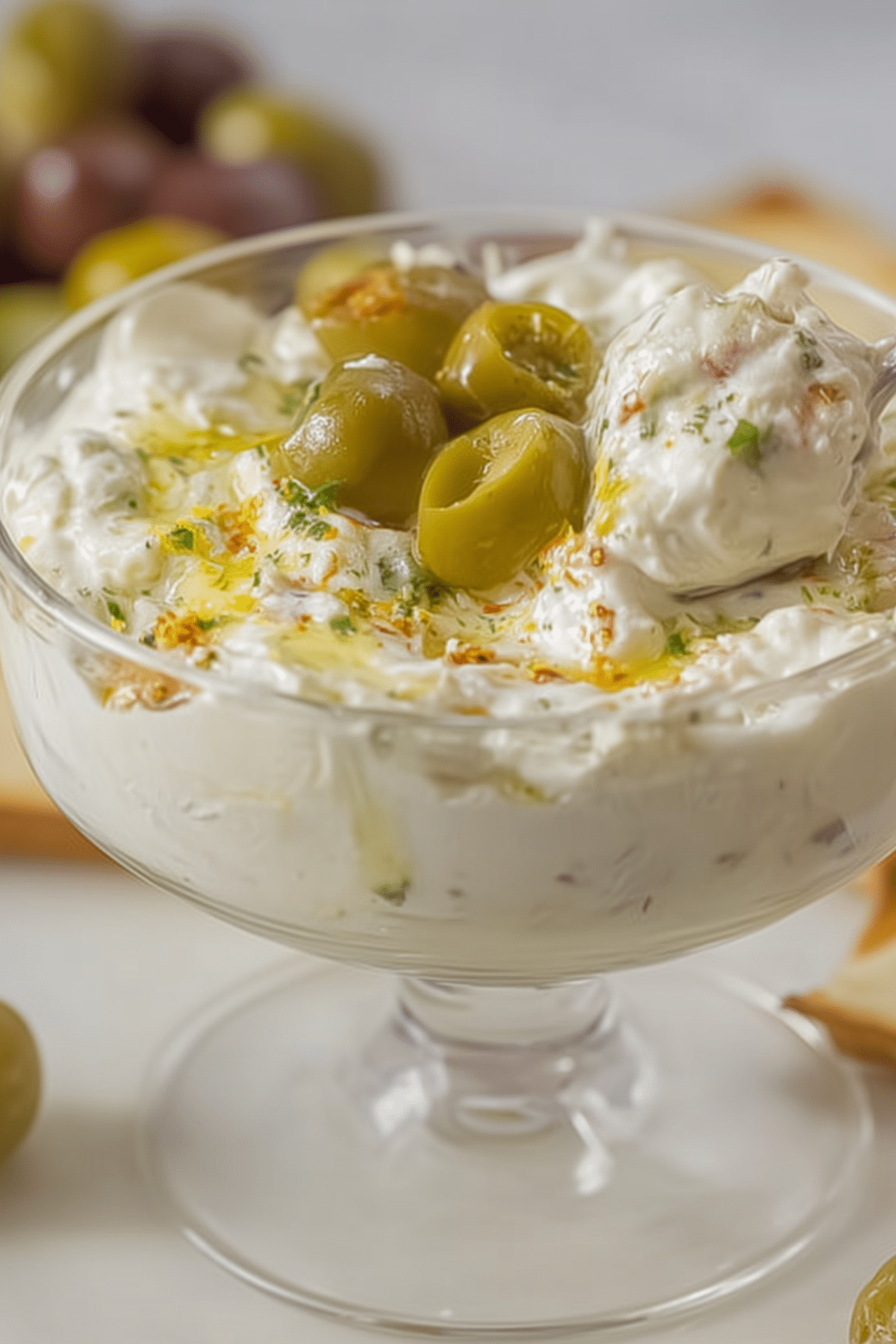 Dirty Martini Dip - Savory Cocktail-Inspired Appetizer - The Sisters ...