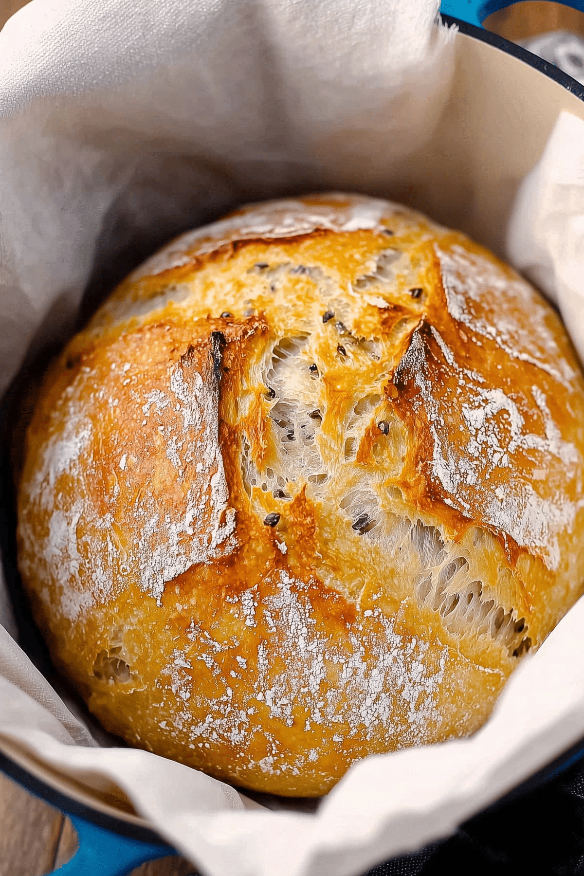 Dutch Oven No Knead Bread – Easy , Homemade Artisan Loaf - The Sisters ...