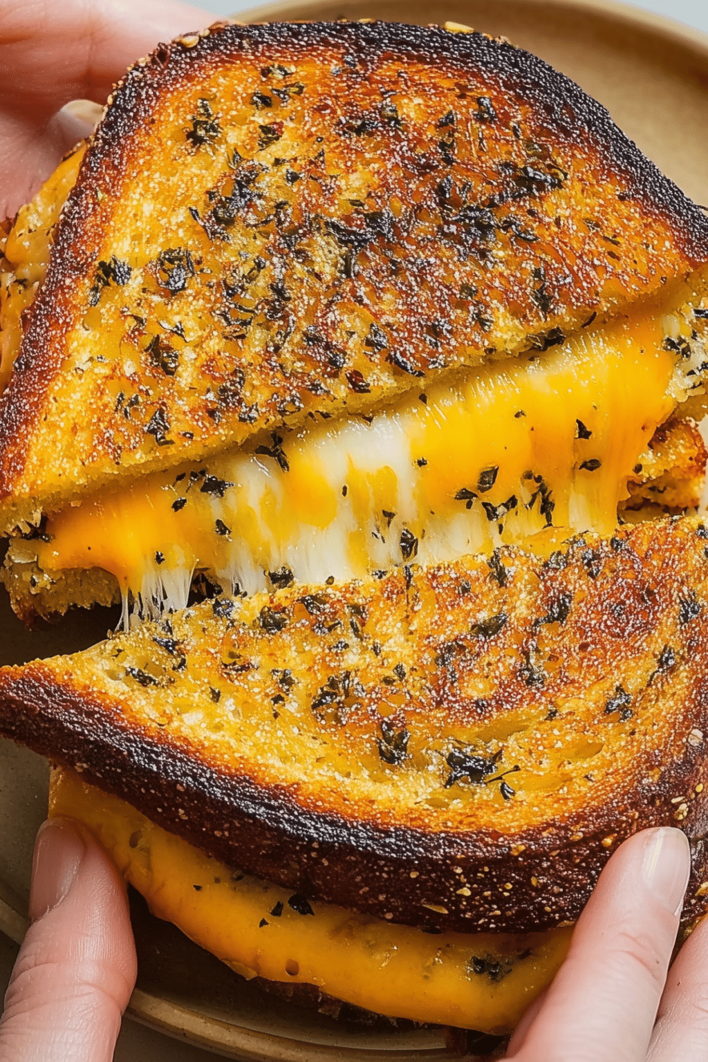 Garlic Bread Grilled Cheese: Crispy & Delicious - The Sisters Cooking