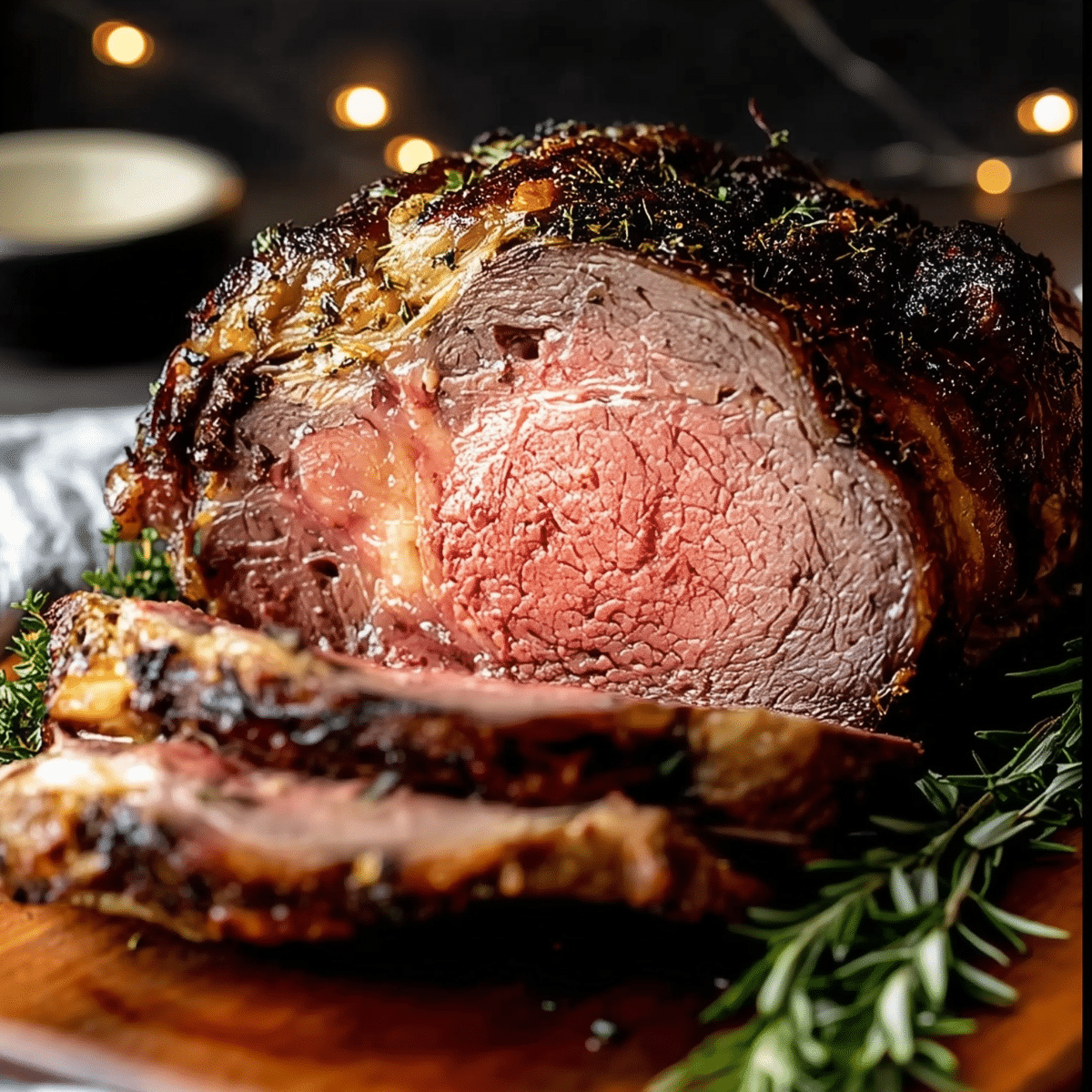 Garlic Herb Prime Rib | Best Holiday Roast Recipe - The Sisters Cooking