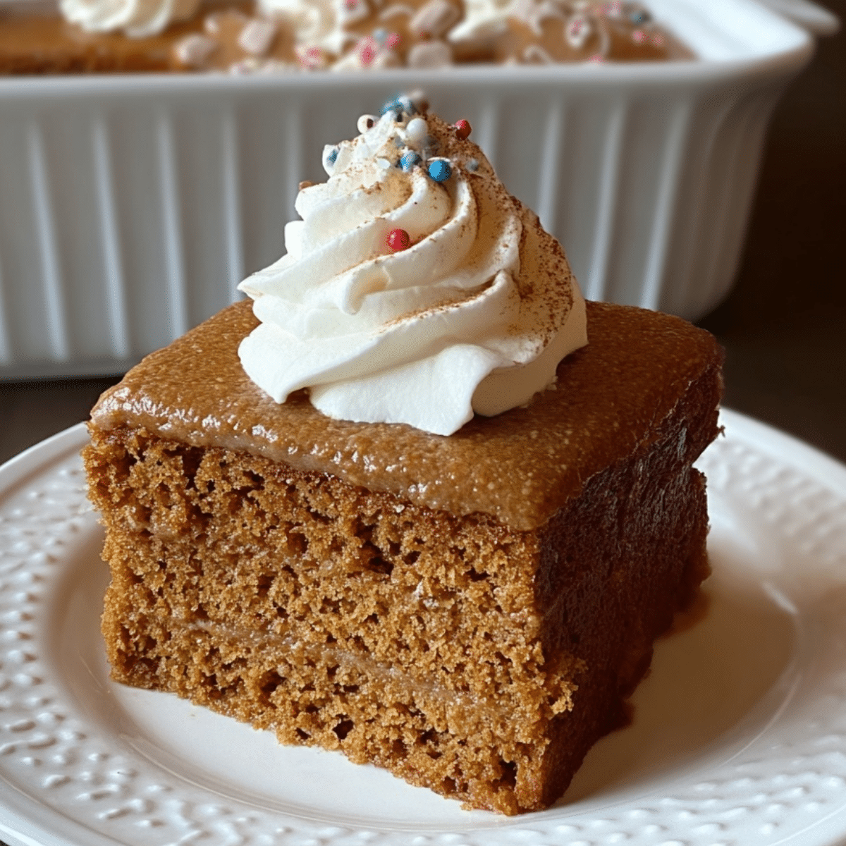 Gingerbread Crazy Cake – Best Easy Vegan Recipe - The Sisters Cooking