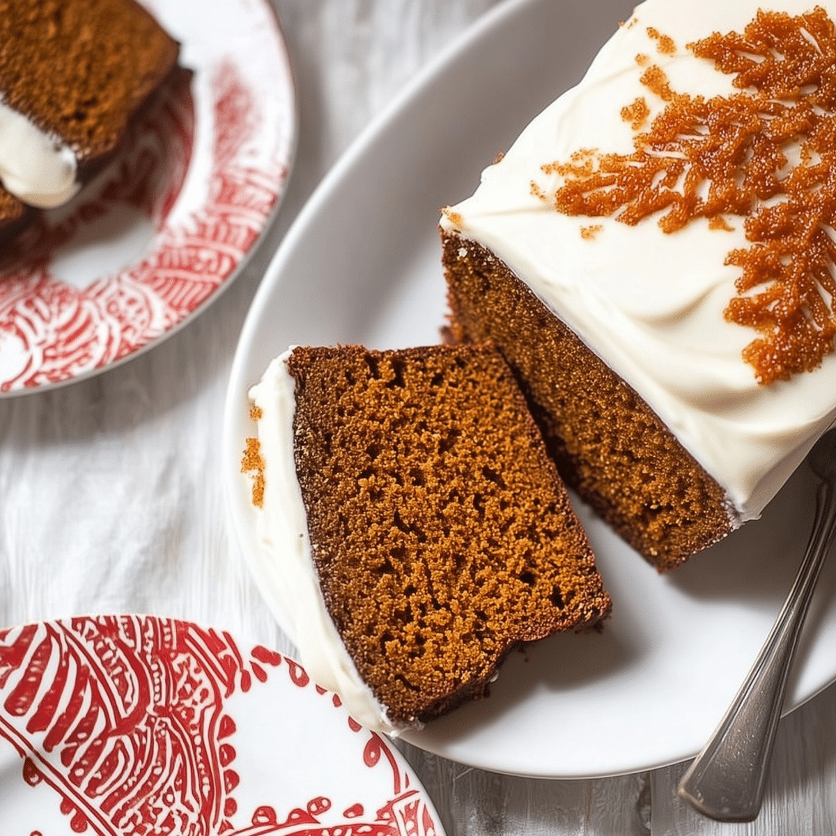 Gingerbread Loaf Cake with Cream Cheese Frosting – Easy & Moist Holiday ...