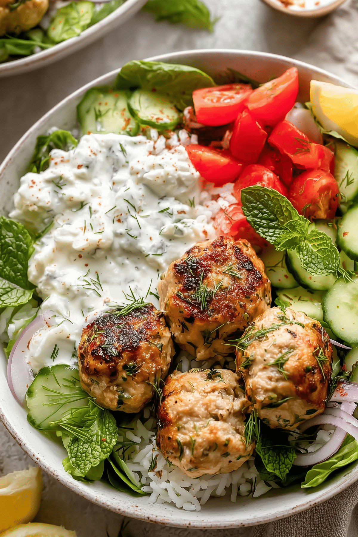 Greek Chicken Meatballs - Easy & Flavorful Meal - The Sisters Cooking