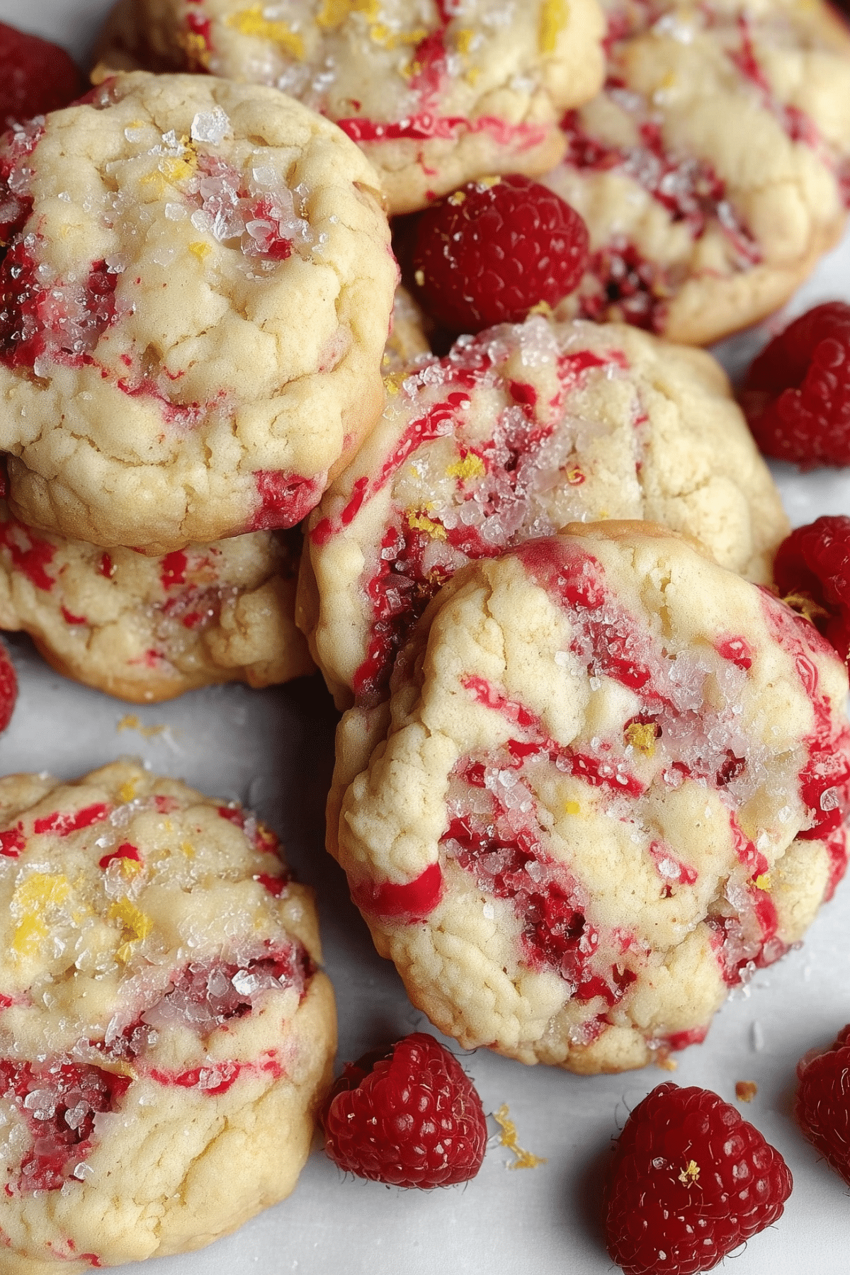Lemon Raspberry Cookies – Delicious and Easy Recipe - The Sisters Cooking