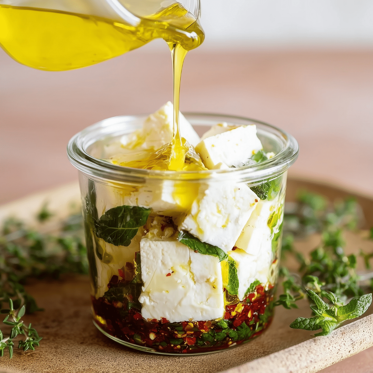 Marinated Feta – Easy and Flavorful - The Sisters Cooking