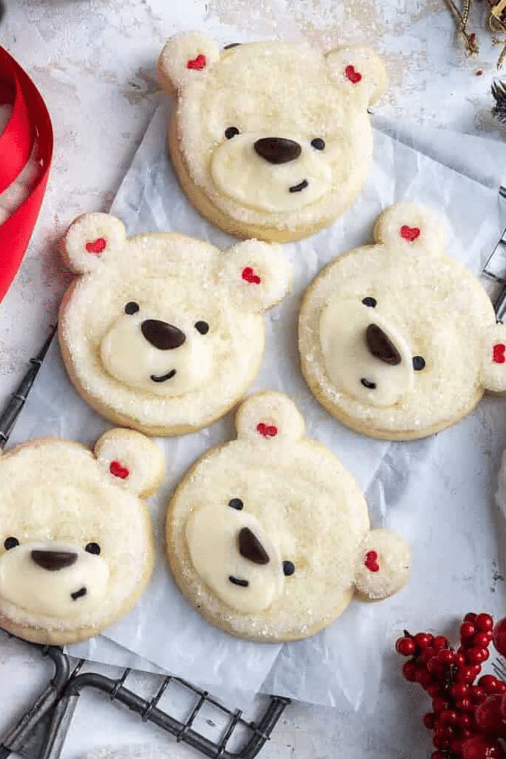 Polar Bear Cookies: Fun & Delicious Recipe - The Sisters Cooking