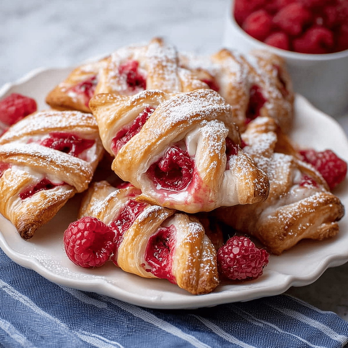 Raspberry Danish Recipe – Easy & Flaky Pastry - The Sisters Cooking