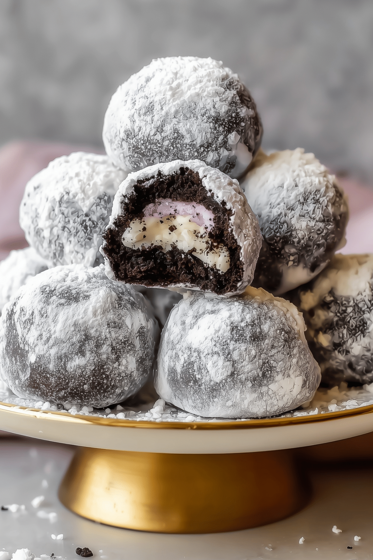 Snowball Oreo Cookie Balls – Quick & Delicious - The Sisters Cooking