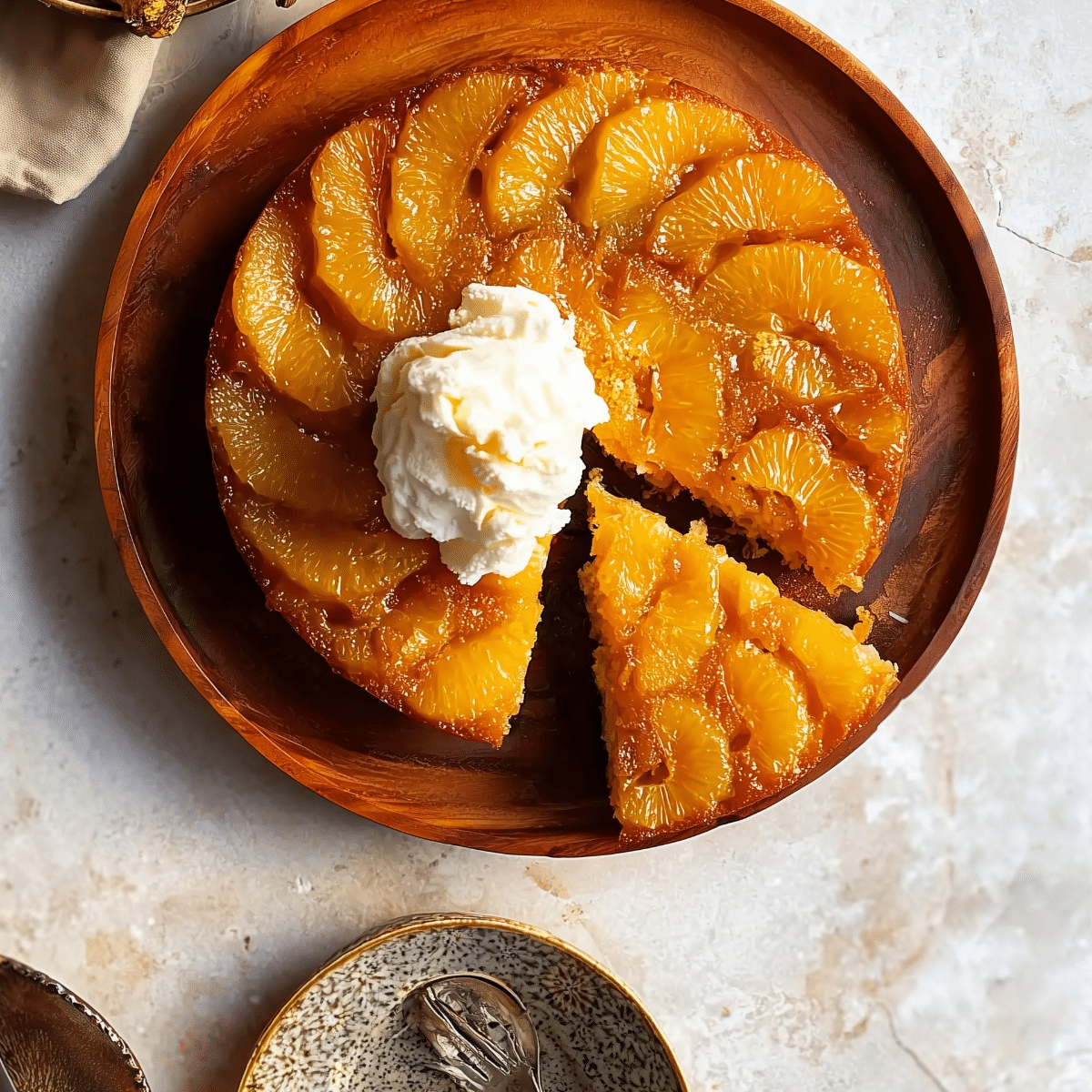 Spiced Mandarin Upside Down Cake: Delicious and Easy - The Sisters Cooking