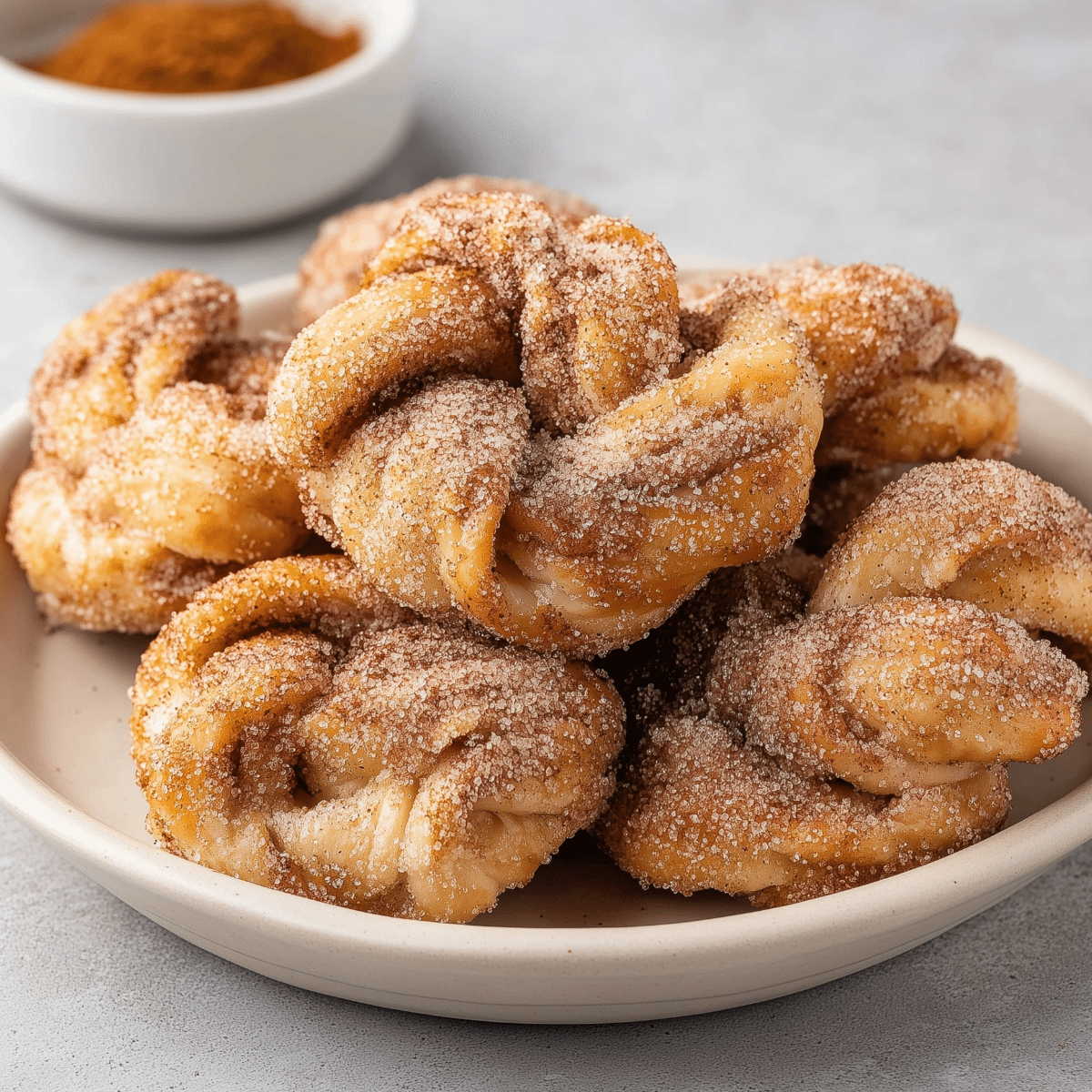 Vegan Cinnamon Sugar Knots – Easy & Delicious - The Sisters Cooking
