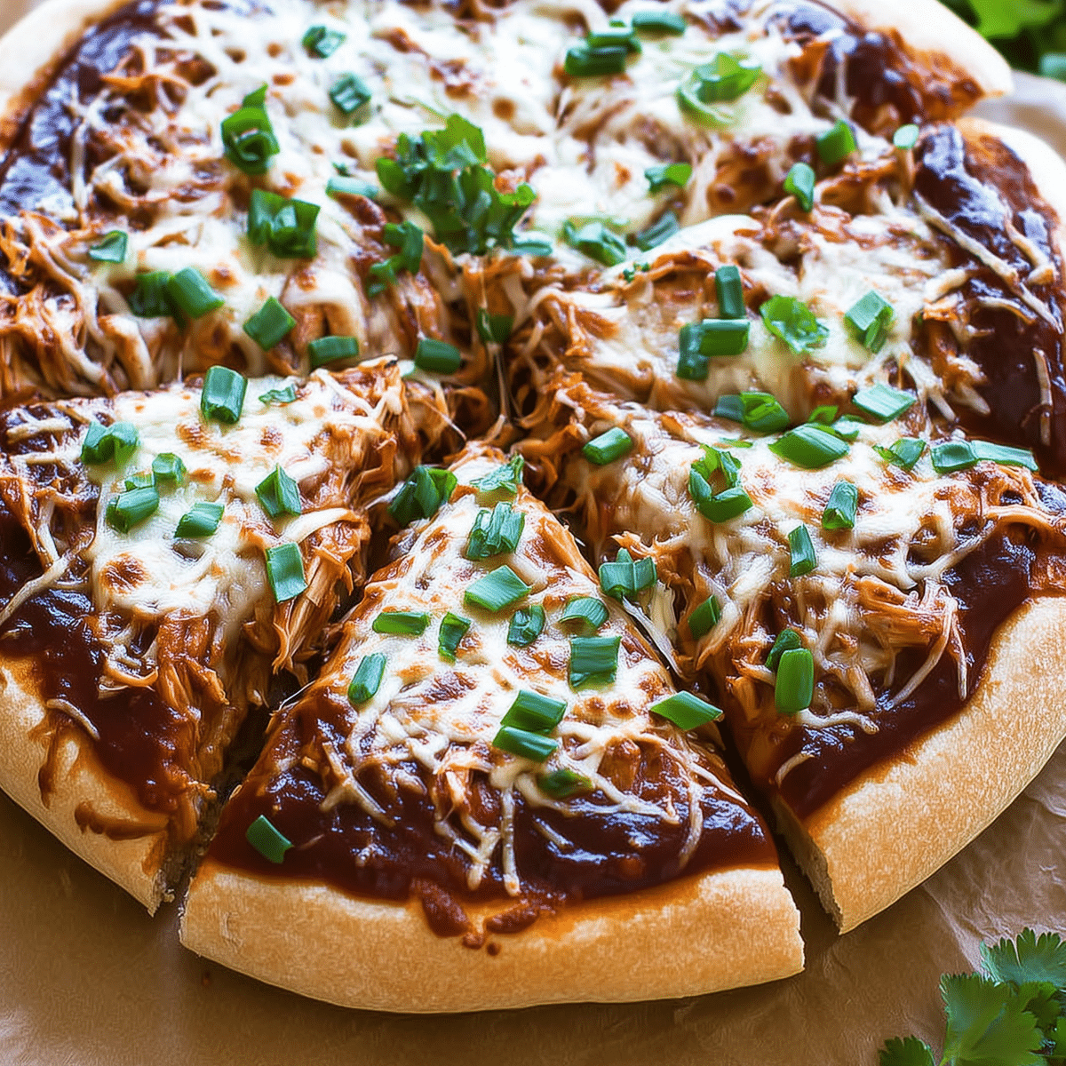 Cheesy BBQ Chicken Pizza – Simple & Delicious - The Sisters Cooking