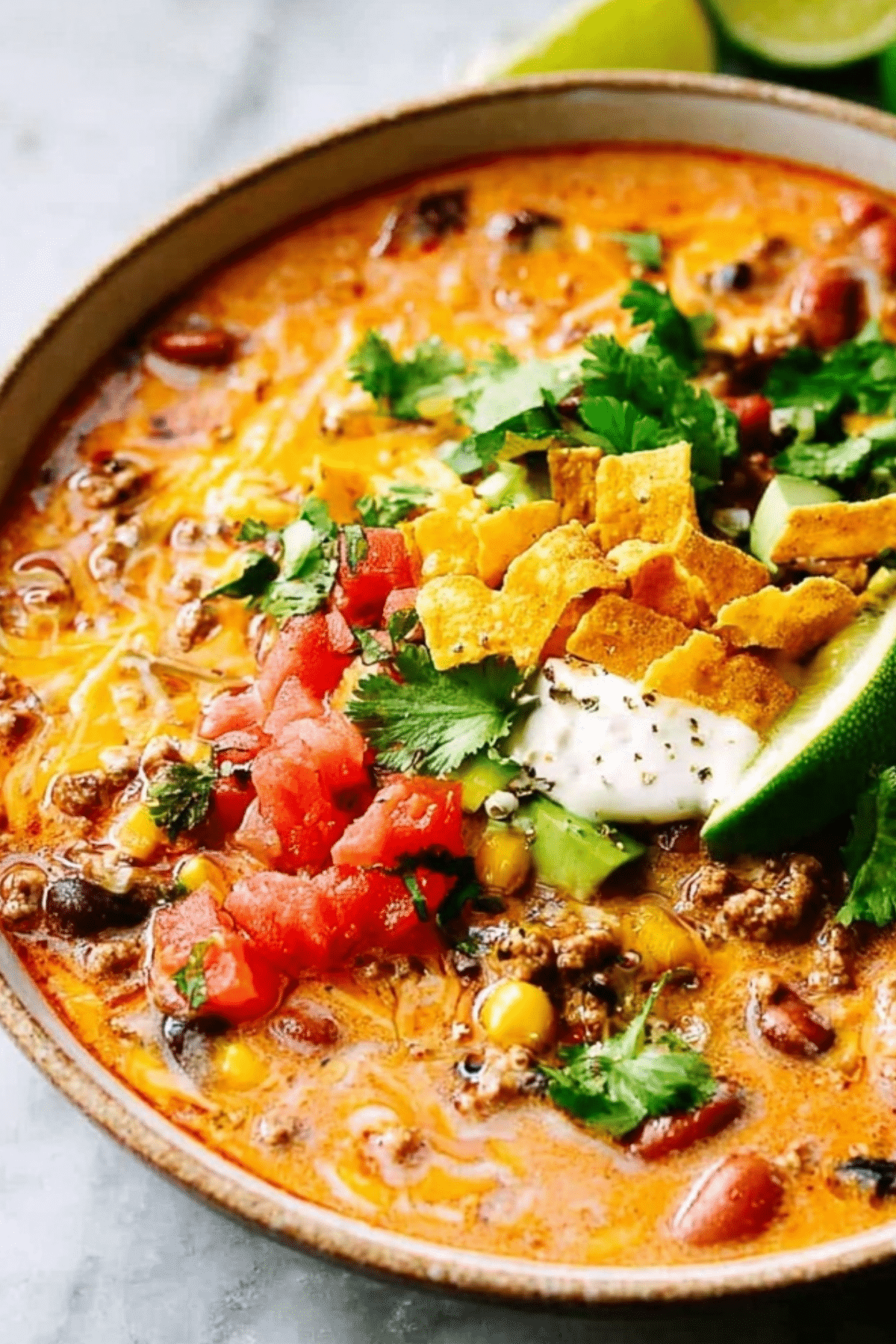Cheesy Taco Soup – Easy & Delicious Recipe - The Sisters Cooking