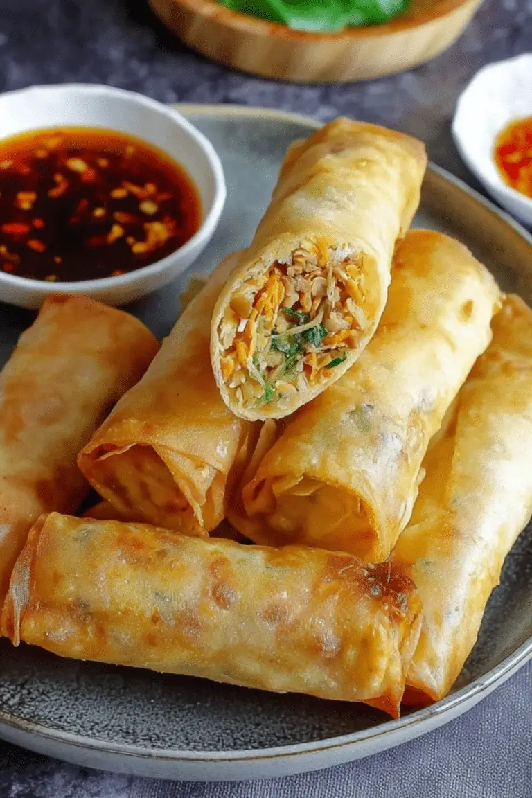 Chinese Spring Rolls Recipe – Crispy & Authentic - The Sisters Cooking