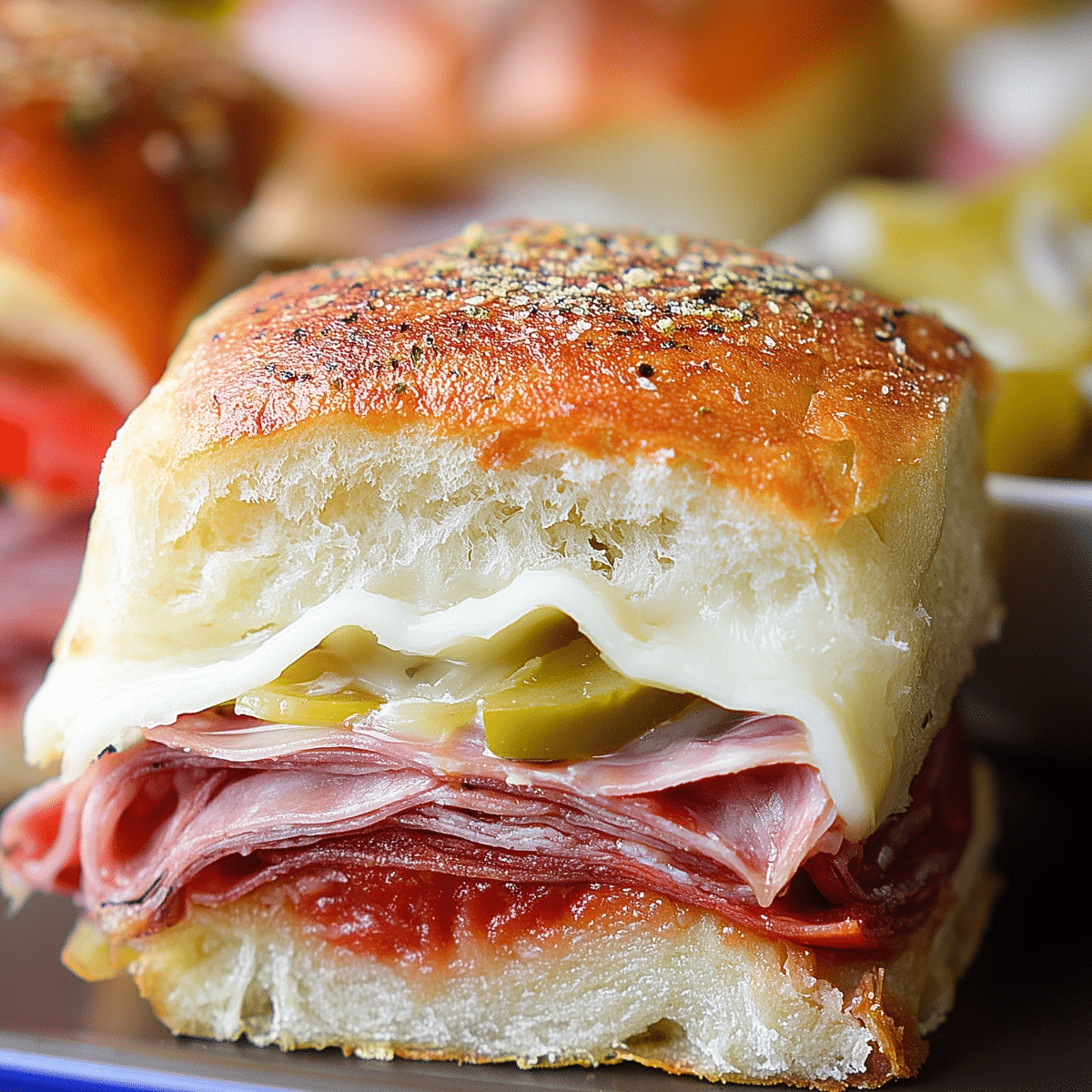 Hot Italian Sub Sliders - Easy & Flavorful Recipe - The Sisters Cooking