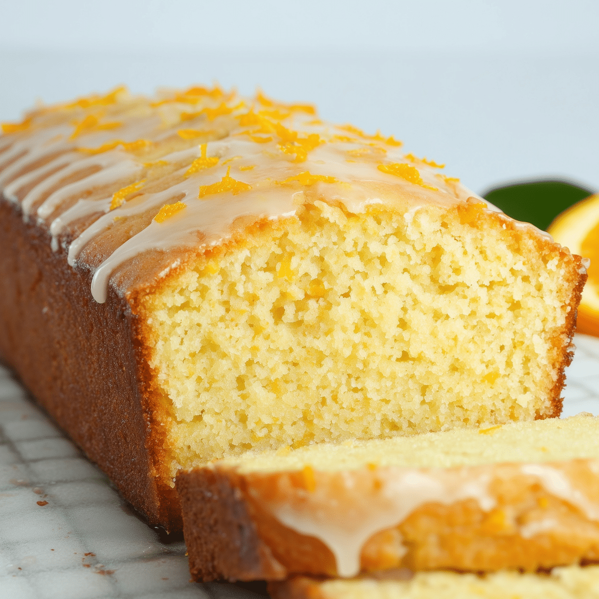 Orange Loaf – Easy & Moist Citrus Cake - The Sisters Cooking