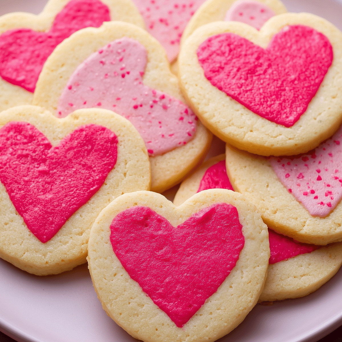 Slice and Bake Heart Cookies – Easy & Fun - The Sisters Cooking