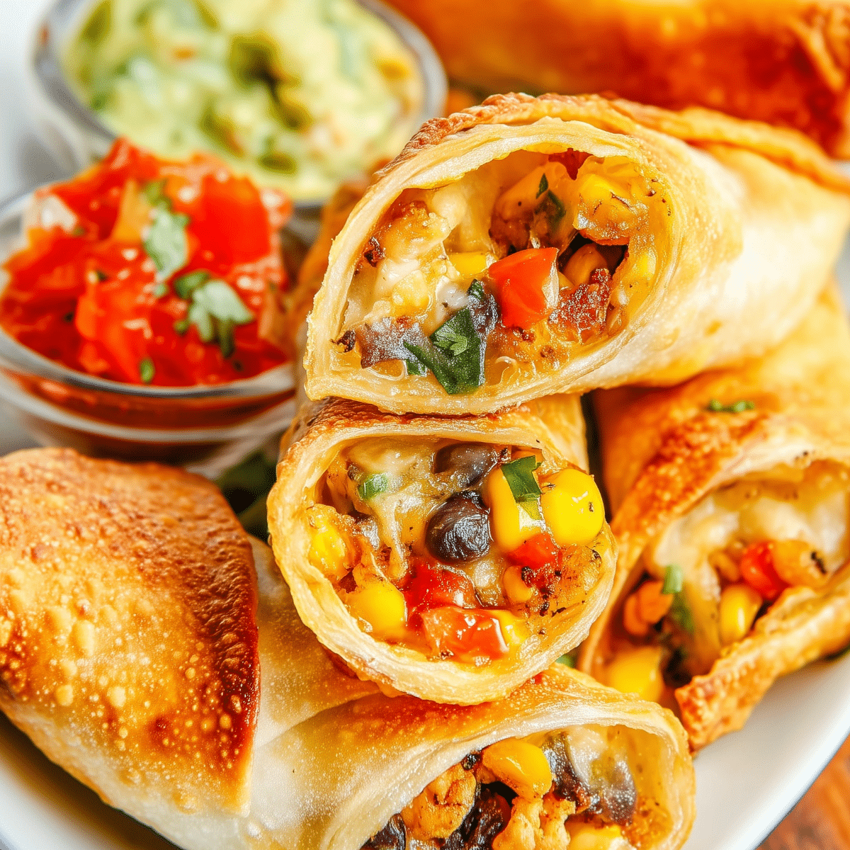 Southwest Egg Rolls: Easy & Crispy Tex-Mex Snack - The Sisters Cooking